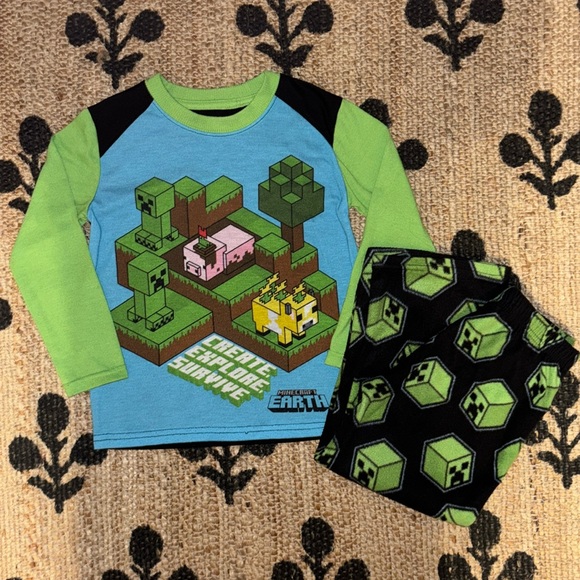Pajamas | Minecraft Pajama Set Size 45 | Poshmark